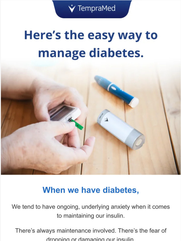 TempraMed: ZERO maintenance insulin protection. | Milled