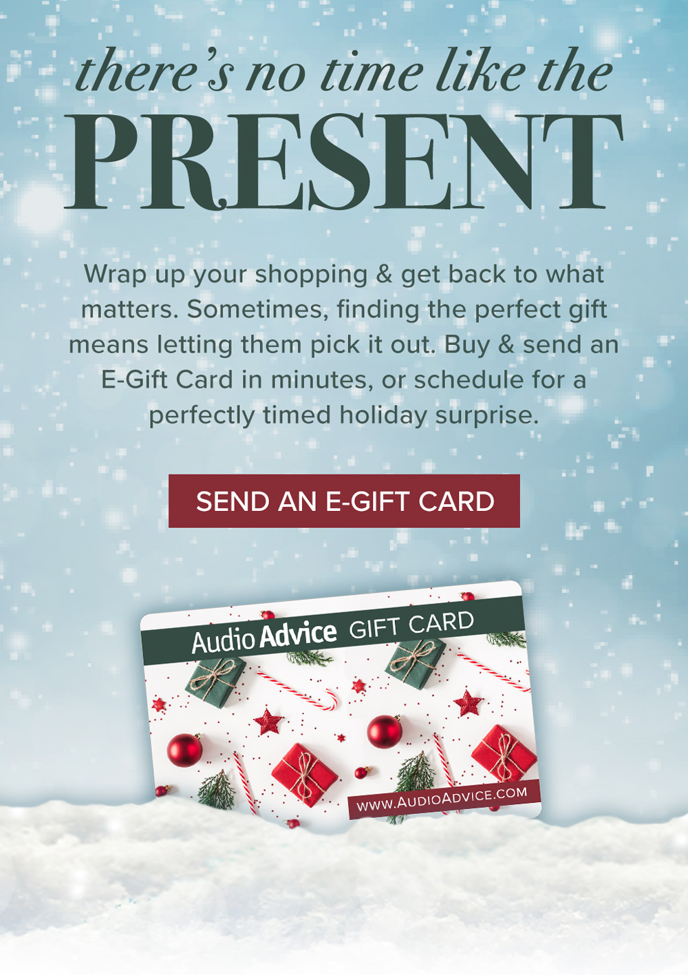 Audio Advice: 🎁 Running out of time? Send an E-Gift Card NOW! 🎁 | Milled