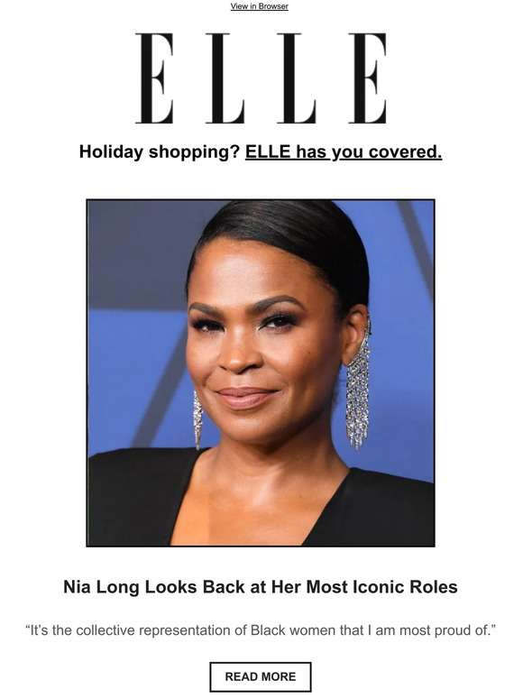 ELLE: Nia Long Looks Back at Her Most Iconic Roles | Milled