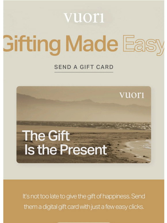 Vuori Gift Card Balance