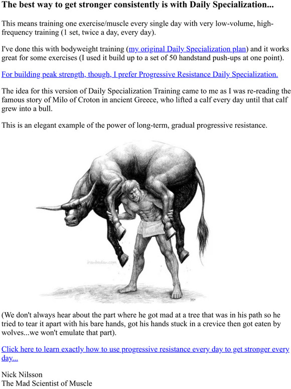 FitStep: How to get stronger every single day... | Milled