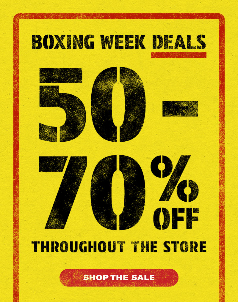 George Richards: BOXING WEEK SALE STARTS TODAY! 👌 | Milled