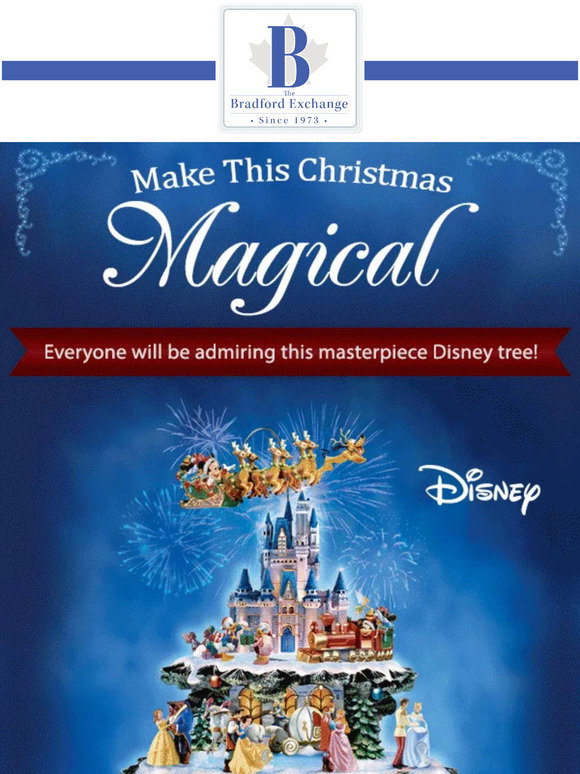 Bradford Exchange: The Most Wonderous Disney Tree Will Create Magical ...
