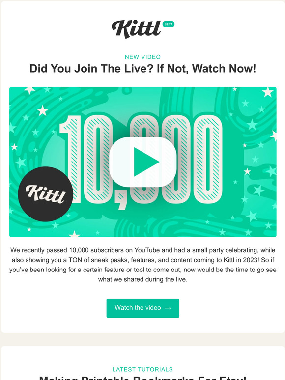 Kittl: New Video 🎬️: Want to sell printables on Etsy? | Milled