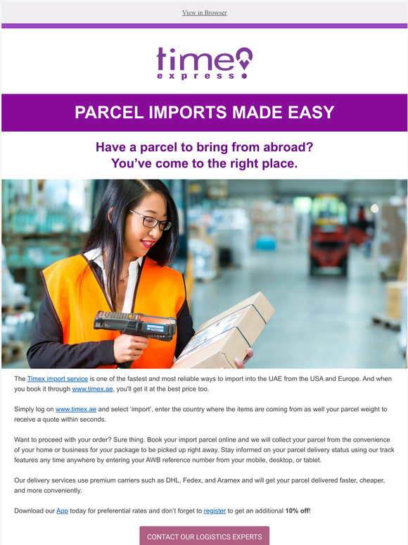 Time Express: Parcel Imports Made Easy! | Milled