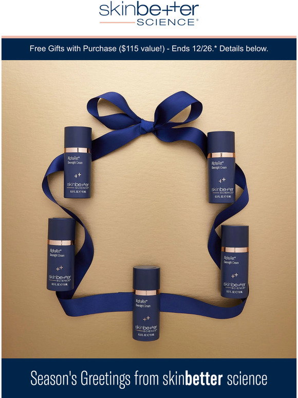SkinBetter Science: 🎄Season's Greetings from skinbetter | Milled