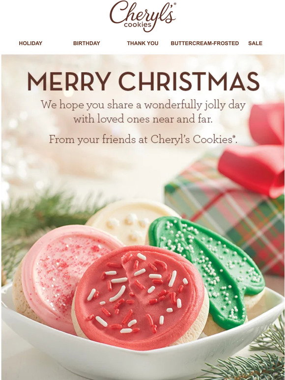 Harry & David: Merry Christmas from Cheryl’s Cookies 🌟 | Milled