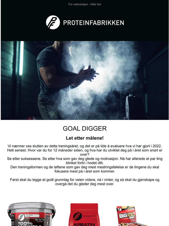 Proteinfabrikken: Goal Digger | Milled