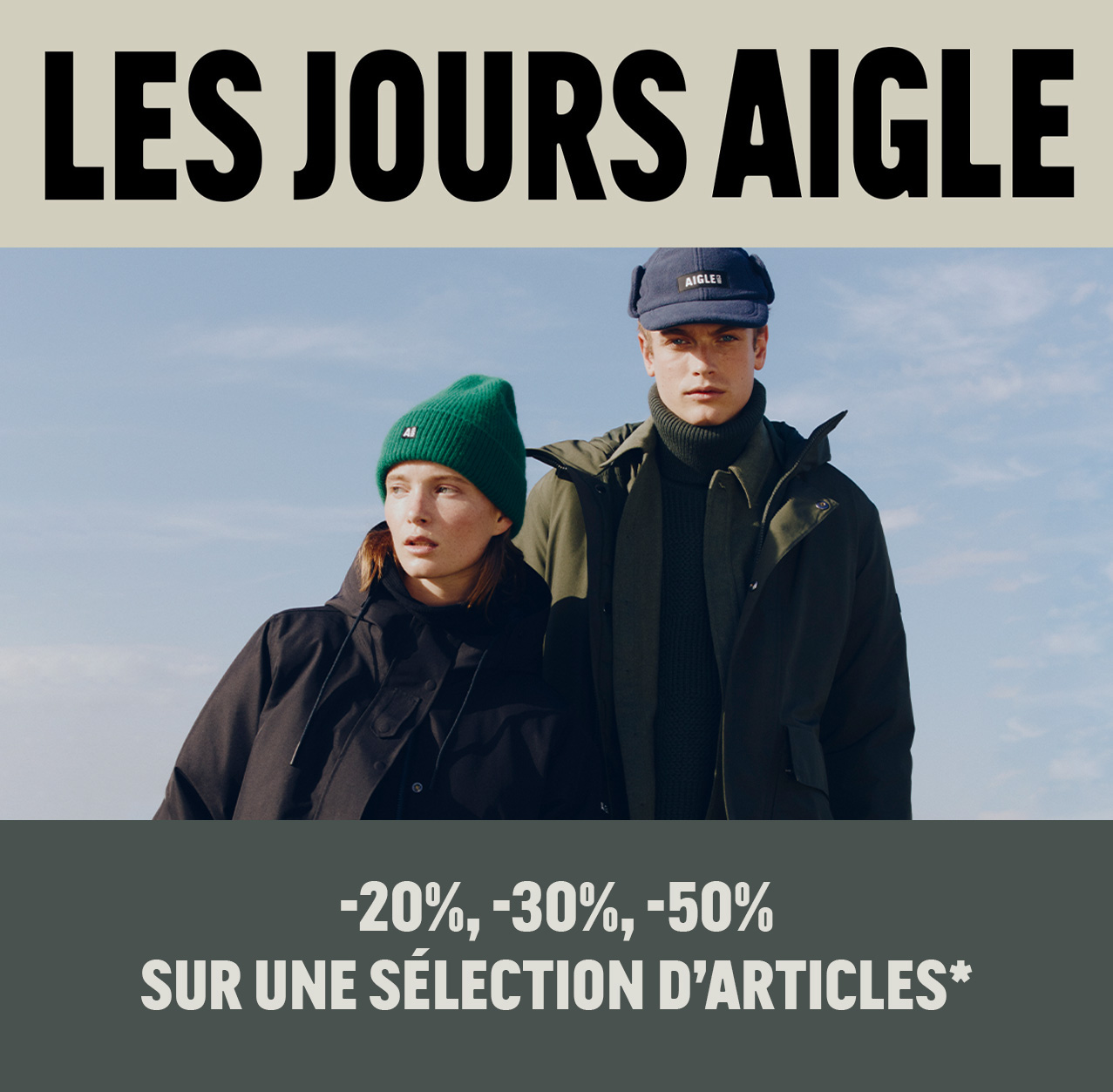 Aigle: Les Jours Aigle : -20%, -30%, 50% sur une sélection d’articles ...
