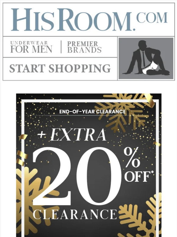 HisRoom: A PREVIEW for You | EXTRA 20% Off End-of-Year Clearance | Milled