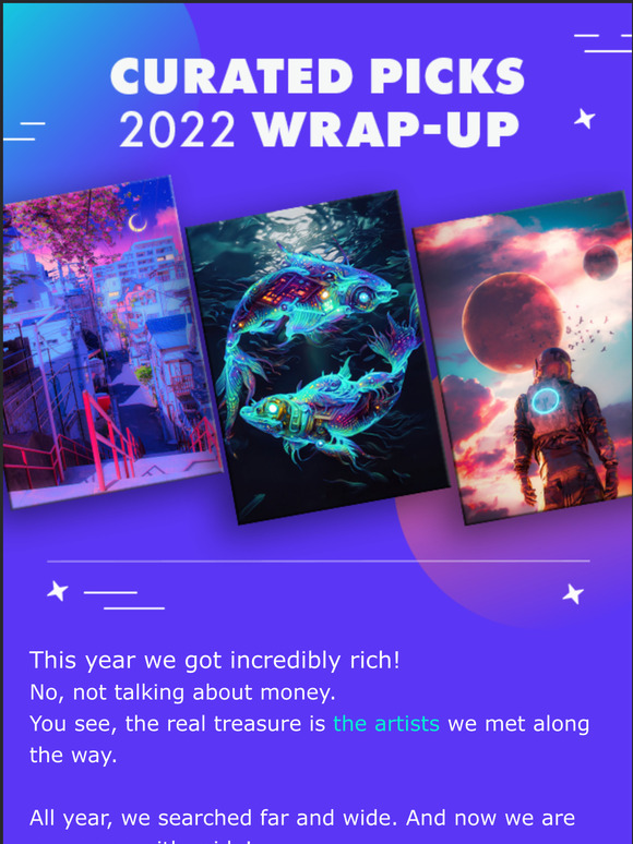 Displate: Riddles, cartoons and flying fish | Milled