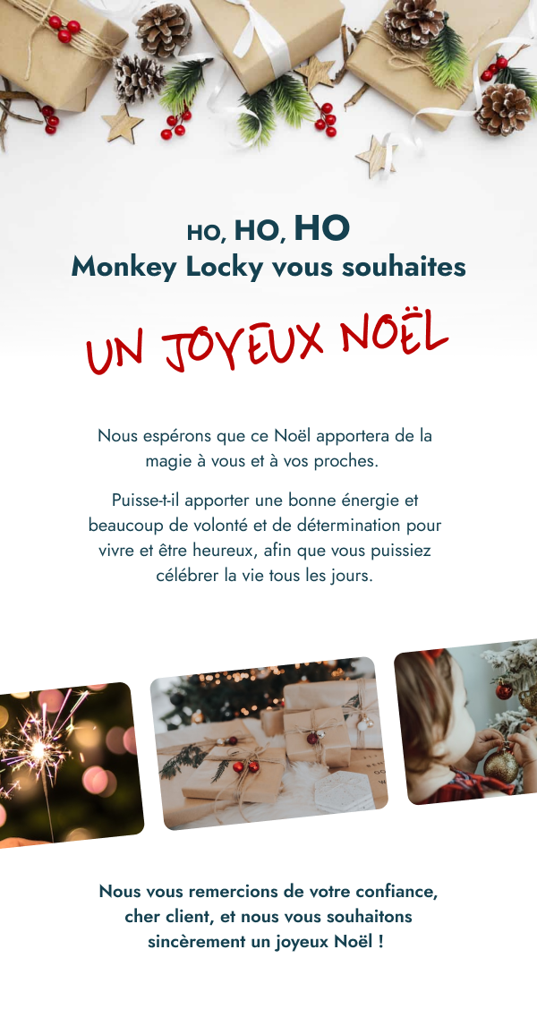 Monkey Locky: Joyeux Noel avec Monkey Locky ! | Milled