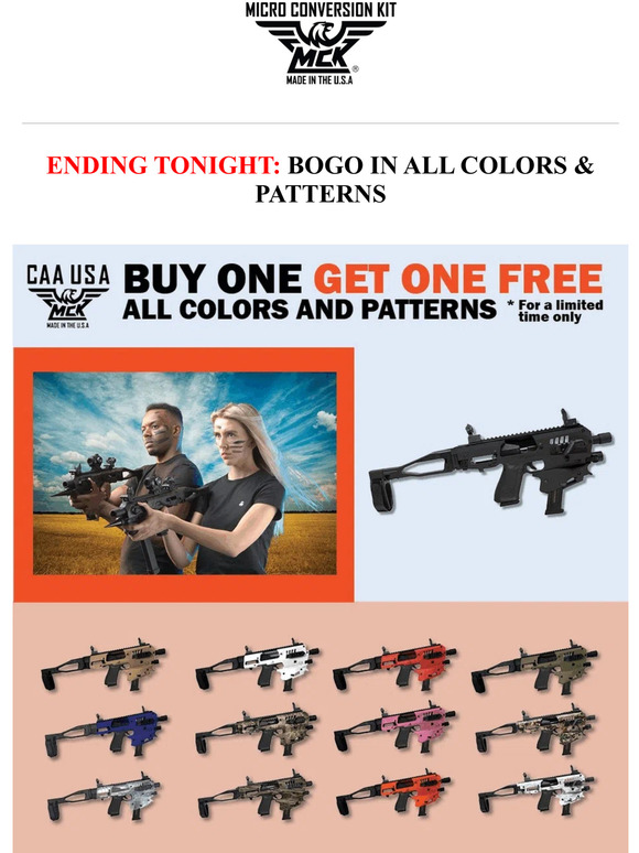 CAA USA: Ending Tonight: BOGO In All Colors | Milled