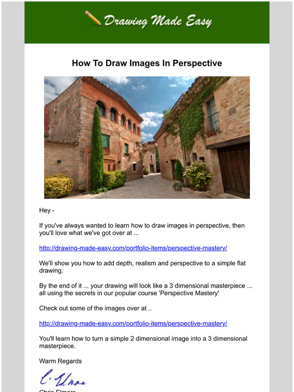Drawing Made Easy: — - how to draw images in Perspective | Milled