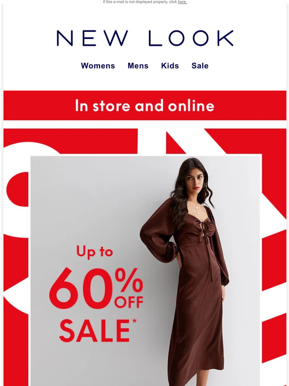 New Look Email Newsletters: Shop Sales, Discounts, and Coupon Codes
