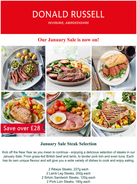 Donald Russell: 💥 January Sale is now on! 💥 | Milled