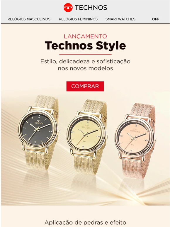 Technos: Lançamento na coleção Style ⌚️ | Milled