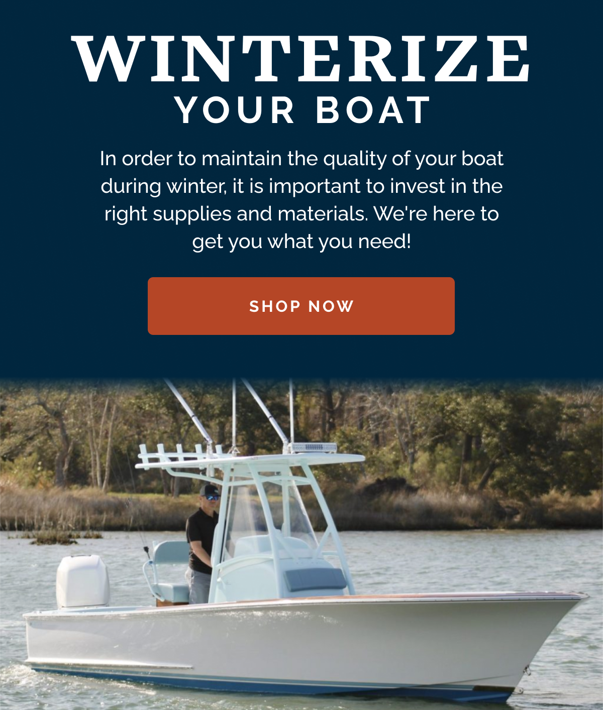 Boat Outfitters: Prepare your boat for winter | Milled