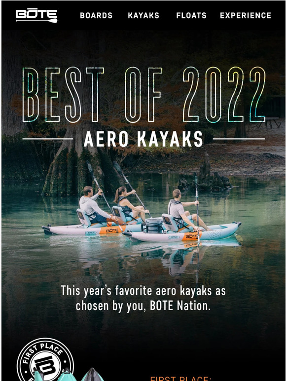 BOTE: Best of 2022: BOTE Aero Kayaks | Milled