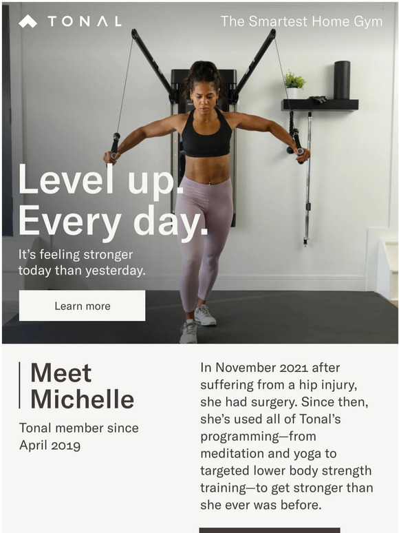 Tonal: For strength training. And for meditation. | Milled