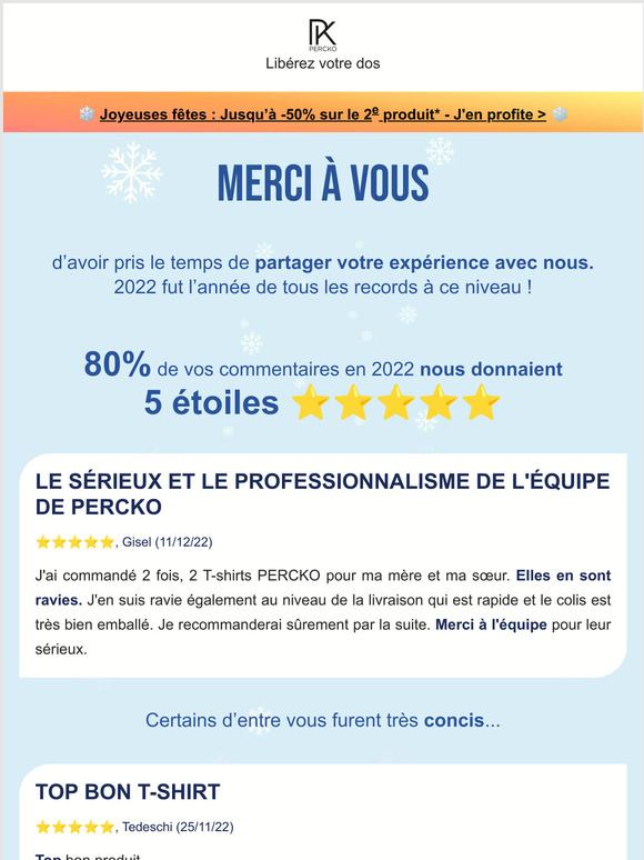 Percko: Merci pour vos retours 🙏 | Milled