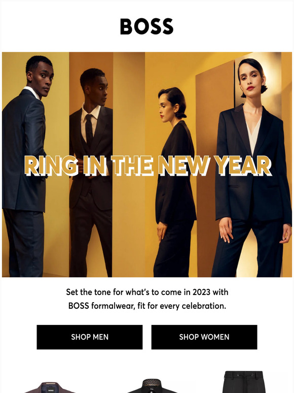 Hugo Boss: Stand Out on New Year's Eve | Milled