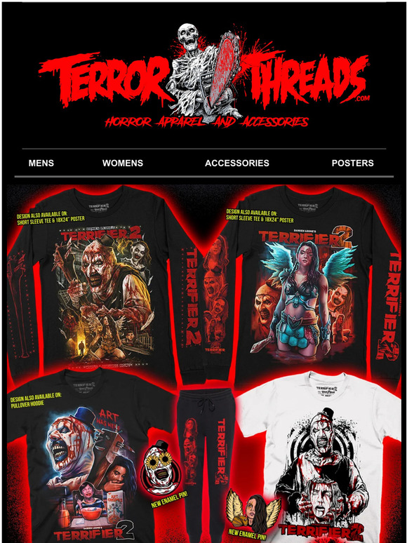 Terror Threads: Last Chance! 🚨 Preorder for our officially licensed ...