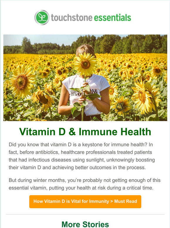 Touchstone Essentials: ☀️ Why Vitamin D is Vital for Immunity | Milled