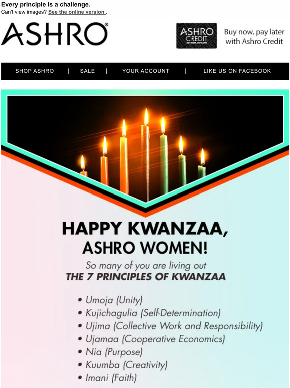 Ashro: Are You Living Out the 7 Principles of Kwanzaa? | Milled