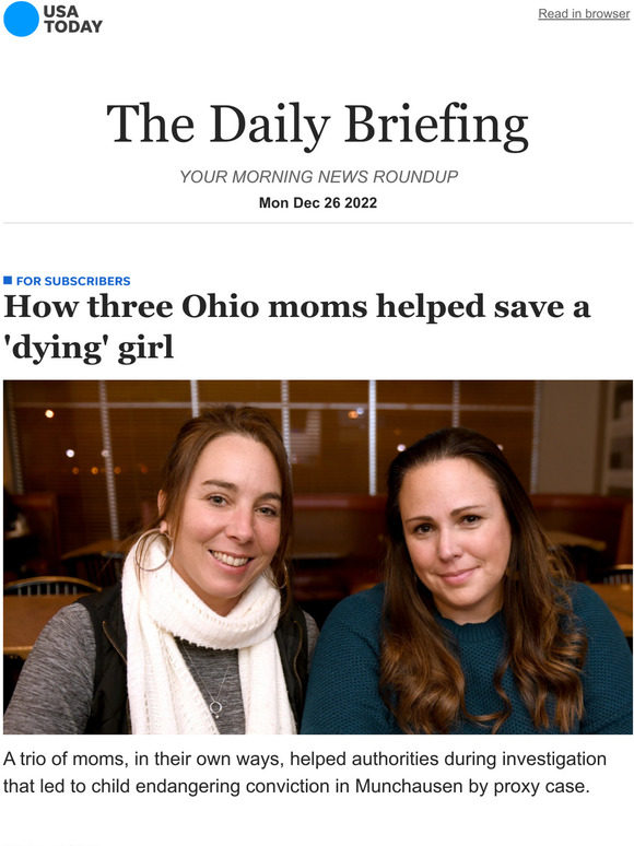 Usa Today How Three Ohio Moms Helped Save A Dying Girl Milled