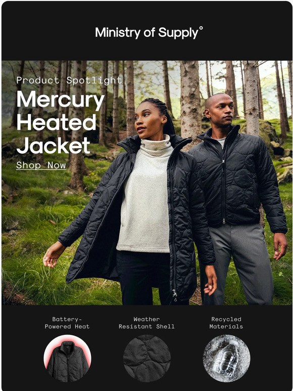 Ministry of Supply: The new Mercury Heated Jacket is our best yet | Milled