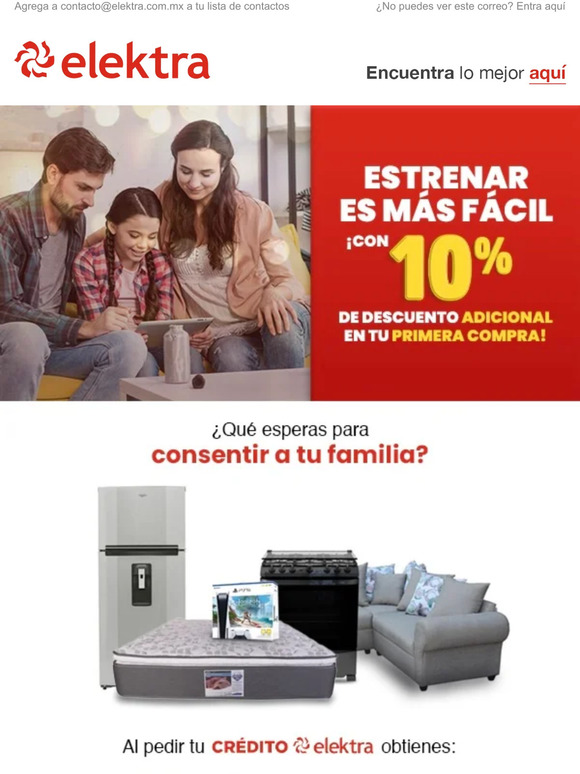 Elektra: 🙋‍♂️🙋‍♀️ ¡Estos son los beneficios de tu Crédito Elektra! | Milled