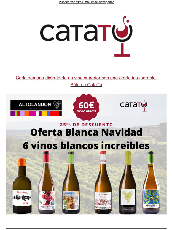 CataTú: Blanca Navidad con CataTú y los mejores vinos blancos en Oferta ...