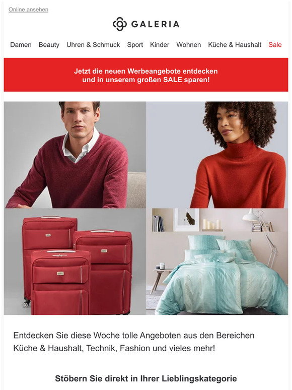 Galeria DE: Die neue Werbung und der SALE sind da! 🚨 | Milled