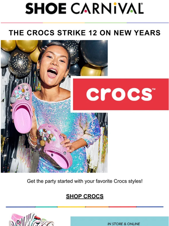 Shoe Carnival: The year of the Crocs 🎉 | Milled