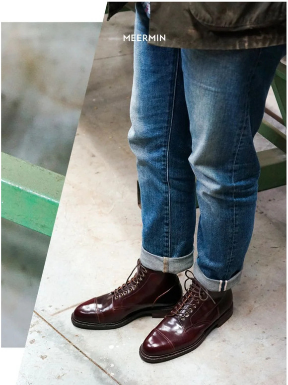 Meermin Shoes: Last Hours to Join: Horween Shell Cordovan Boots | Milled