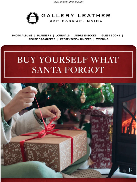 Gallery Leather: Buy Yourself What Santa Forgot 🎁 | Milled