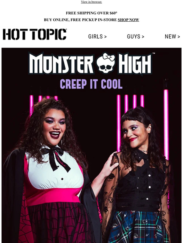Hot Topic: Creep it cool in a new Monster High Collection 💀 | Milled