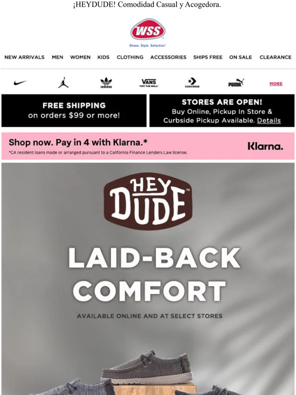 WSS: HEYDUDE! Laid-Back Comfort | Milled