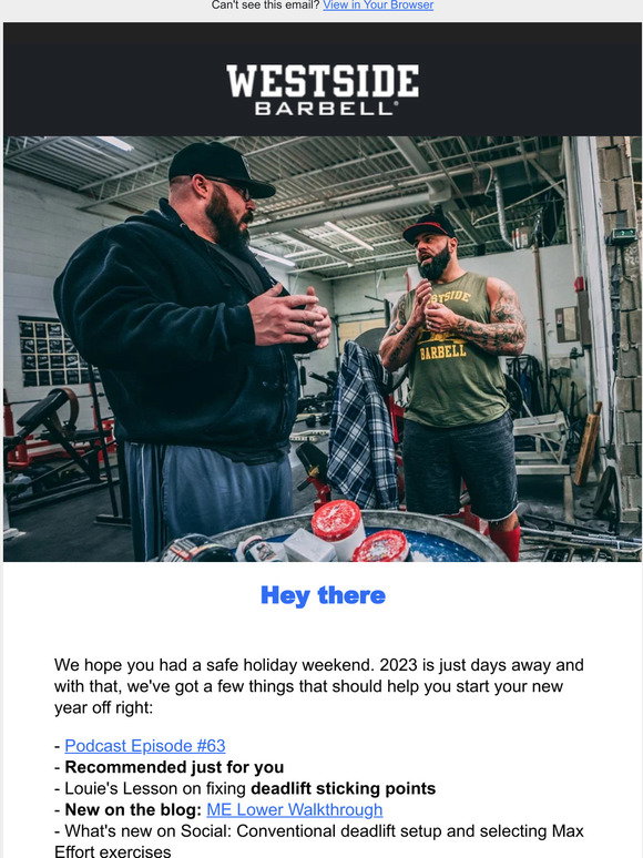 The Book Of Methods: Westside Weekly - Max Effort Lower Walkthrough ...