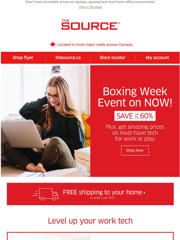 The Source: Confirmed! AMAZING PRICES on tech for work and play during ...