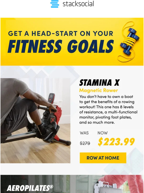 Stacksocial: Witness Your Fitness Goals Being Crushed Early 💪 | Milled