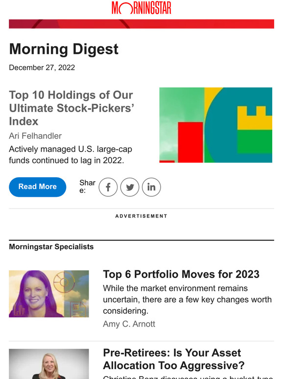 Morningstar: Top 10 Holdings of Our Ultimate Stock-Pickers’ Index | Milled