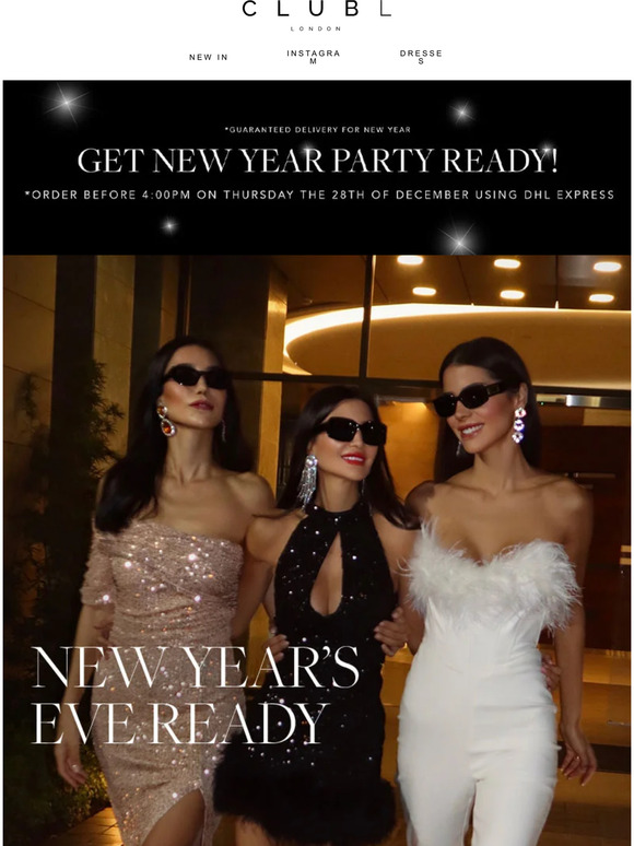 Club L London: Last minute NYE inspo | Milled