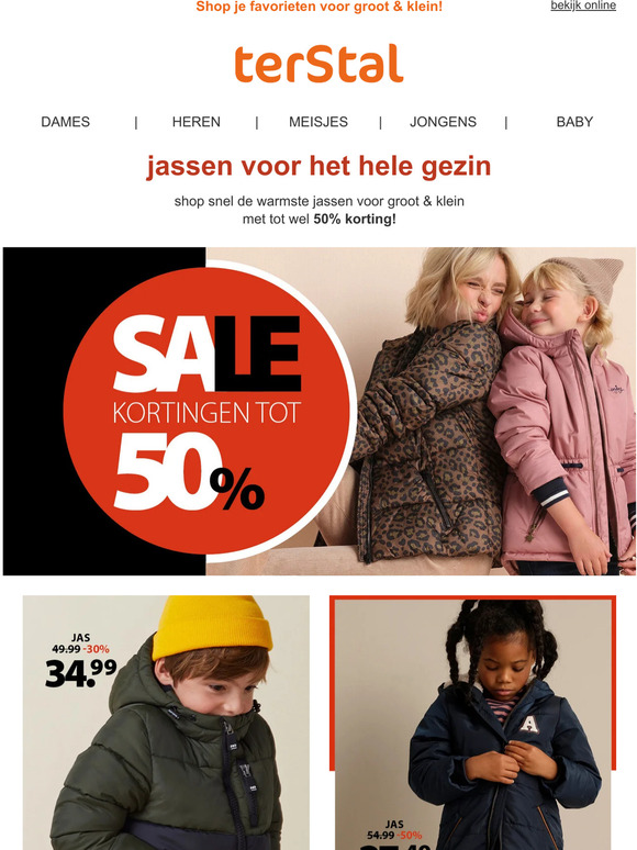 terStal: De warmste jassen, veel voor de halve prijs! | Milled