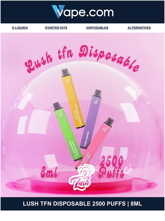 Vape.Sale: 🍑NEW! LUSH TFN DISPOSABLE 2500 PUFFS🍑 | Milled