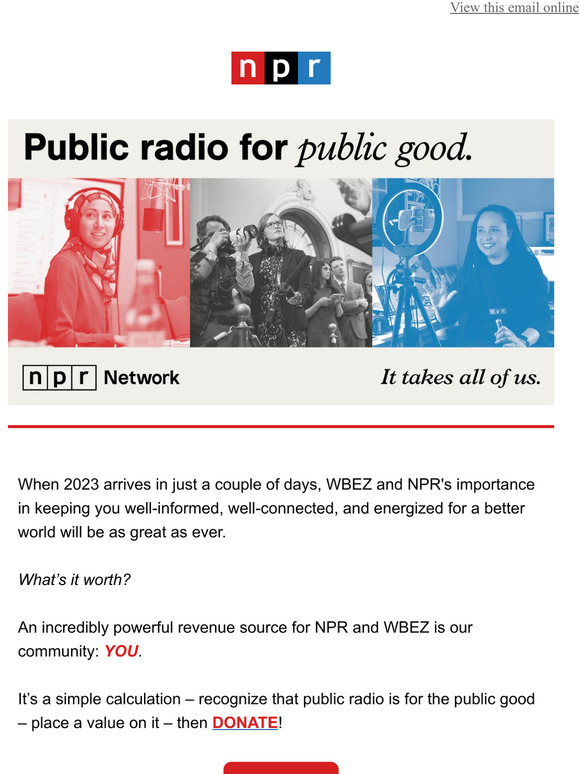 NPR: What's it worth? | Milled