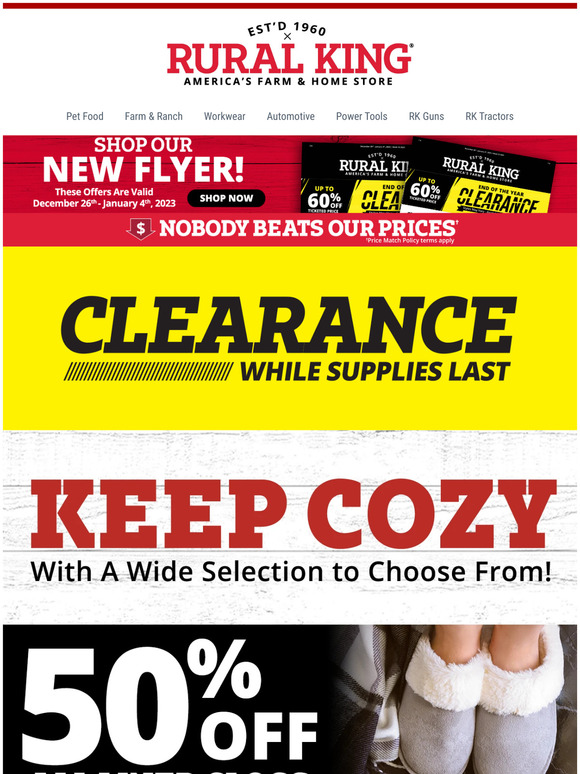 Rural King.com: Keep Cozy With A Wide Selection Of Heat Options + 50% ...