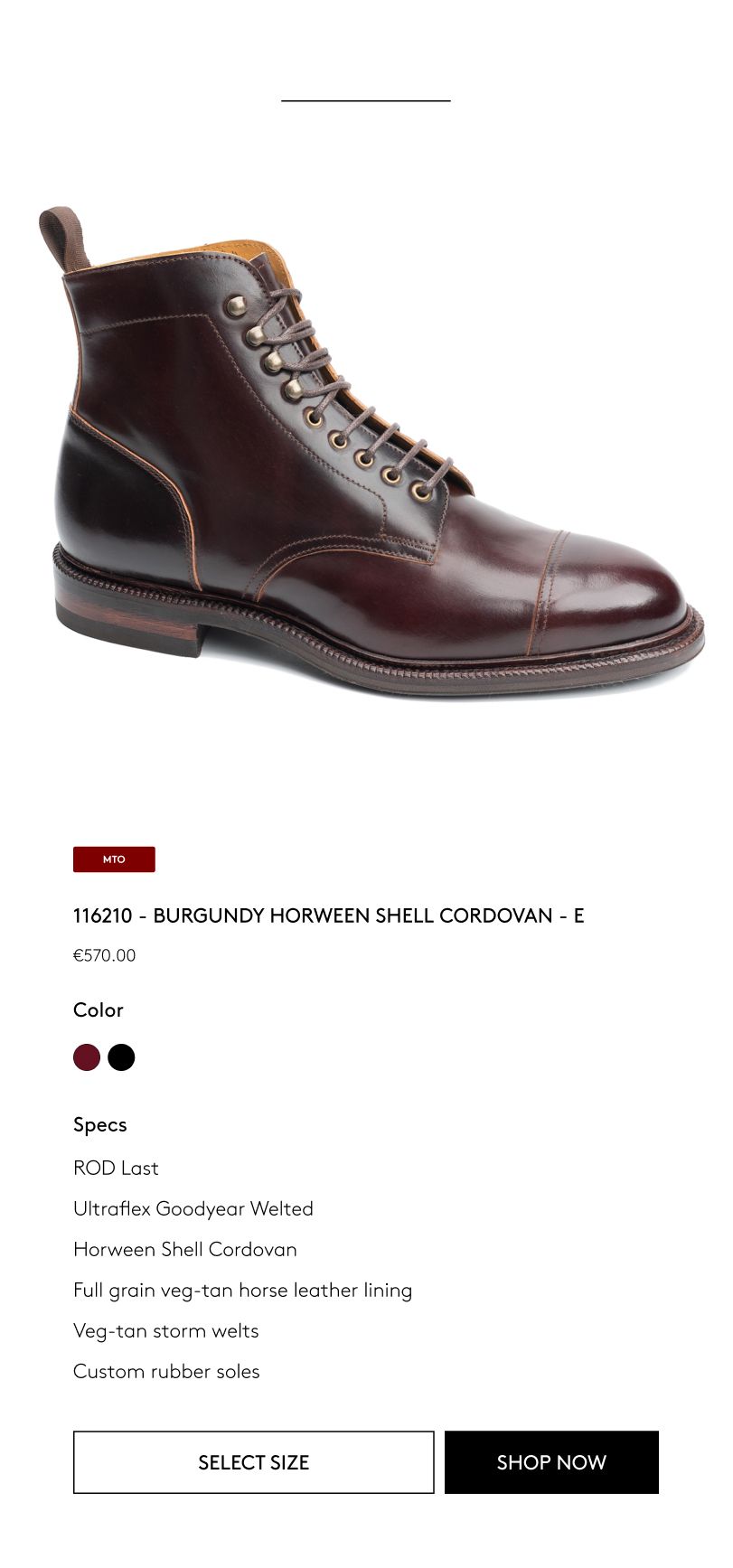 Meermin Shoes: Last Hours to Join: Horween Shell Cordovan Boots | Milled