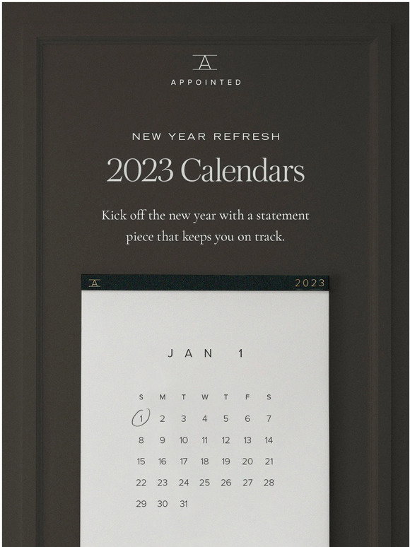 Appointed: Timeless & Functional Calendars | Milled